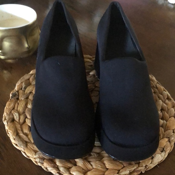 Soho | Shoes | Soho Platform Block Heeled Shoes For Women In Black Soft ...